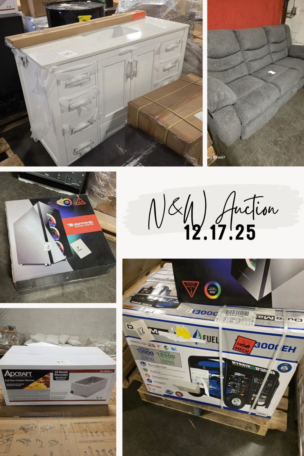 LIVE AUCTION | N&W Salvage | December 17, 2025 | Daniel Auction